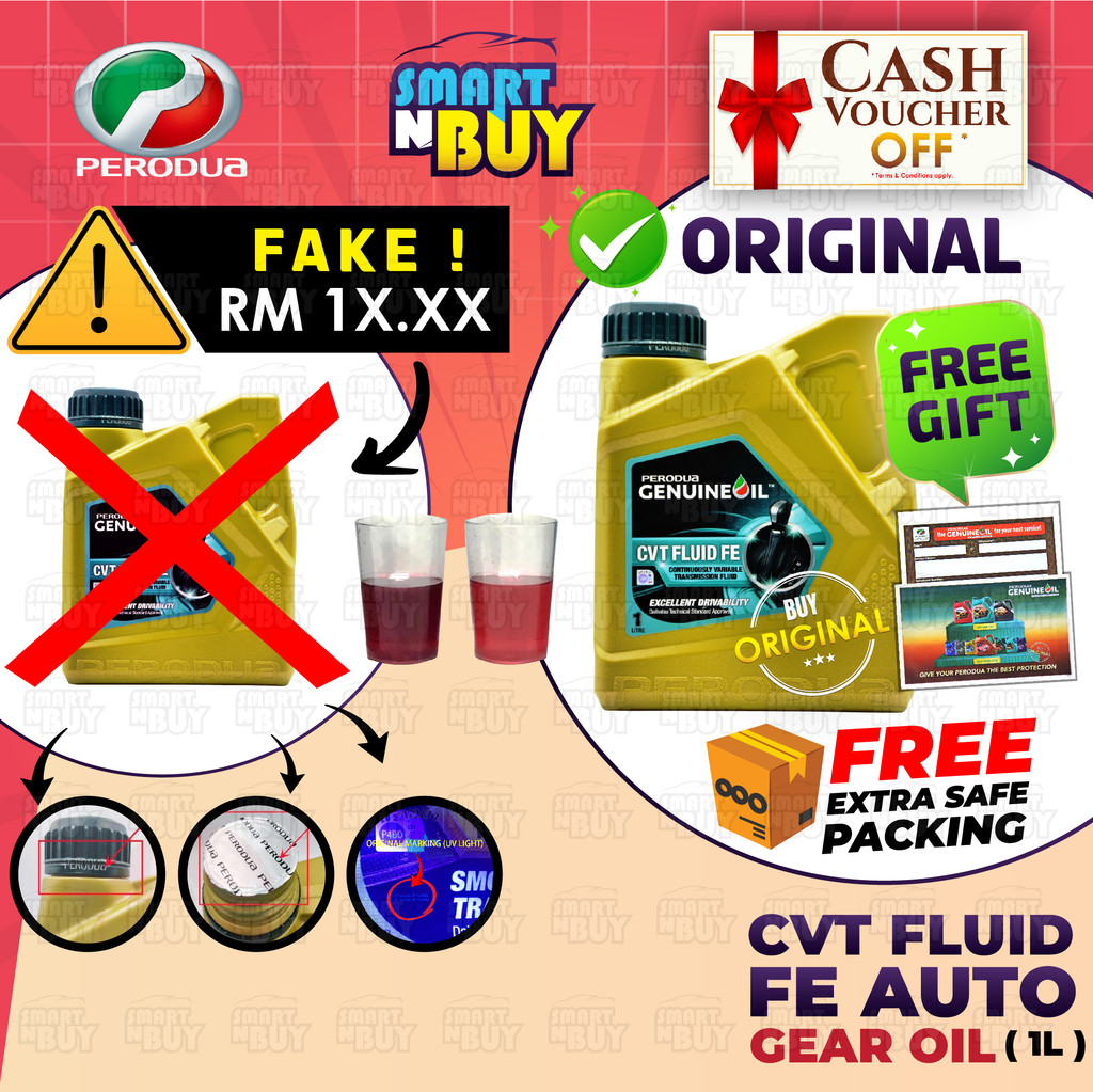 Perodua Gear Oil ATF CVTFE Minyak Gearbox Auto Myvi Bezza Alza Axia ...