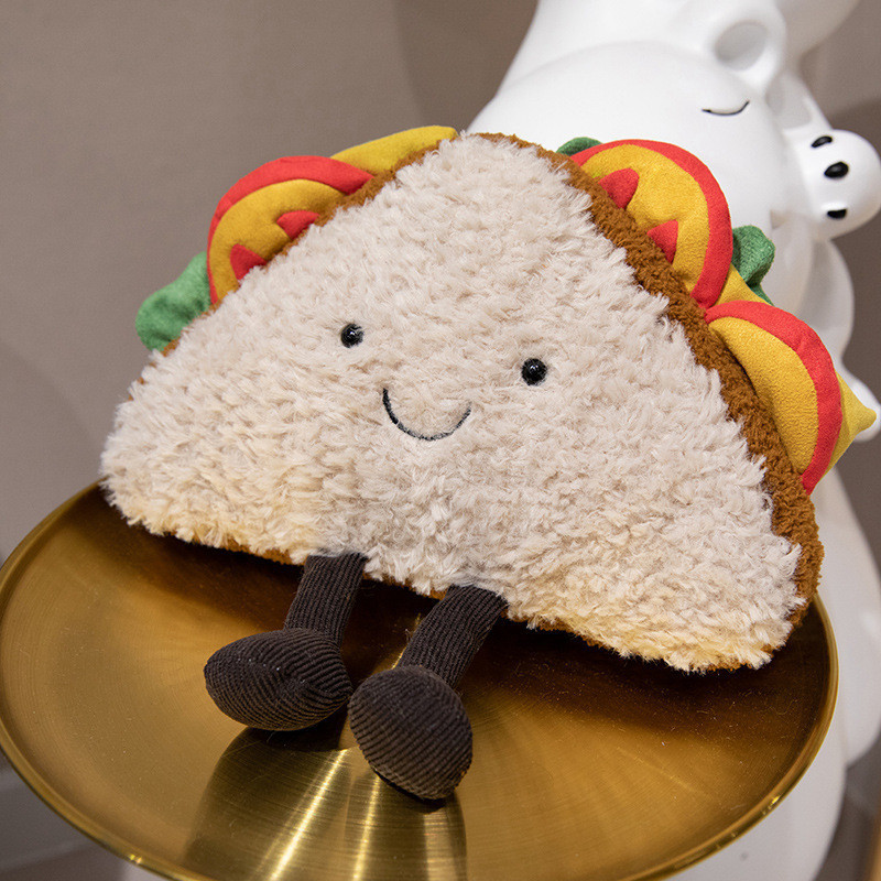 Sandwich Plush Doll Cute Bread Stuffed Food Plush Toy Soft Teddy Bear ...