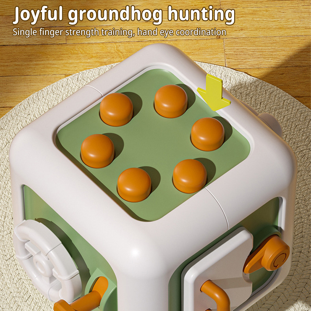 Bevavar 6in1 Multi-Play Busy Cub e Toys Montessori Hexahedron Busy Toys ...