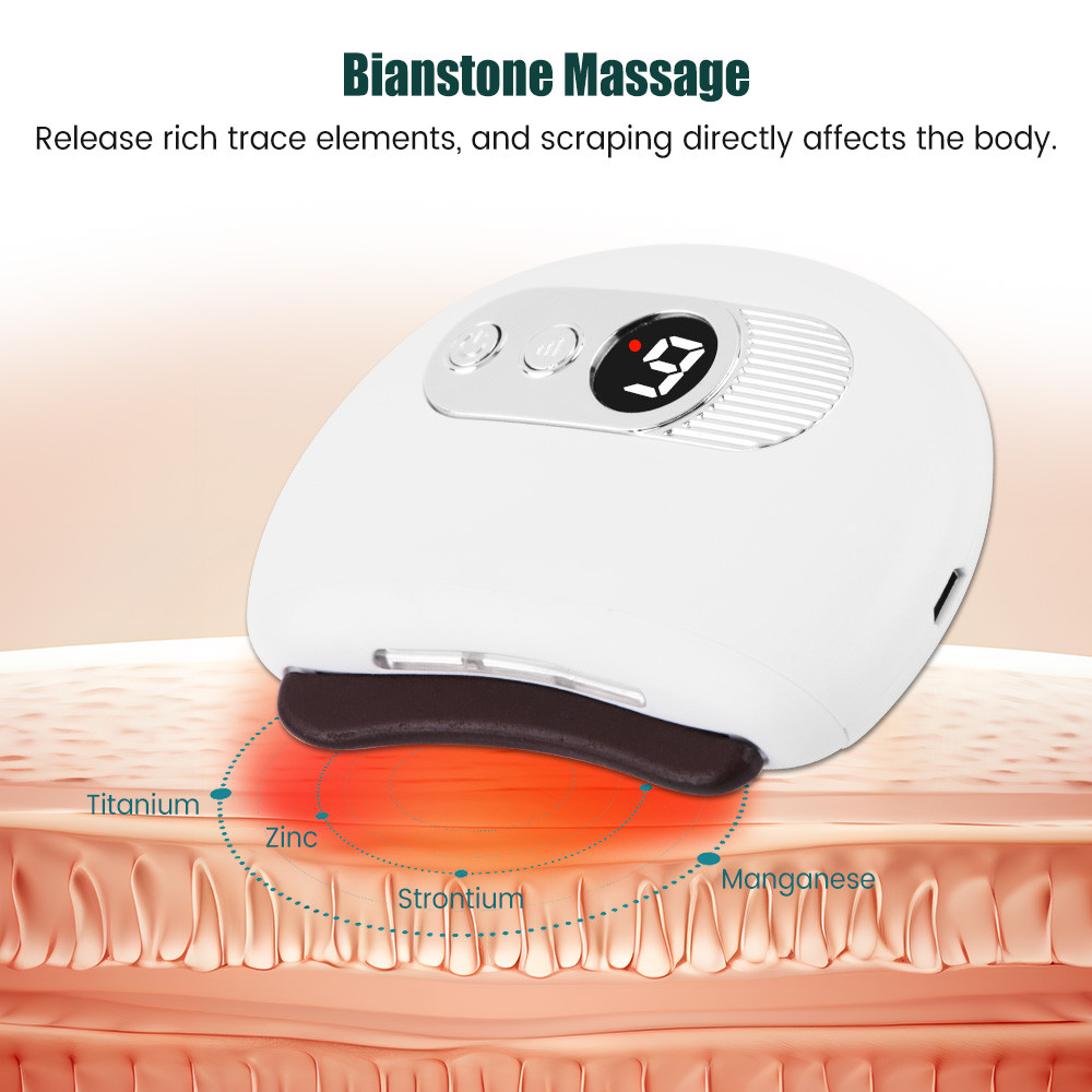 Suolaer Electric Scraping Board Guasha Stone Relaxation Massage Devices ...