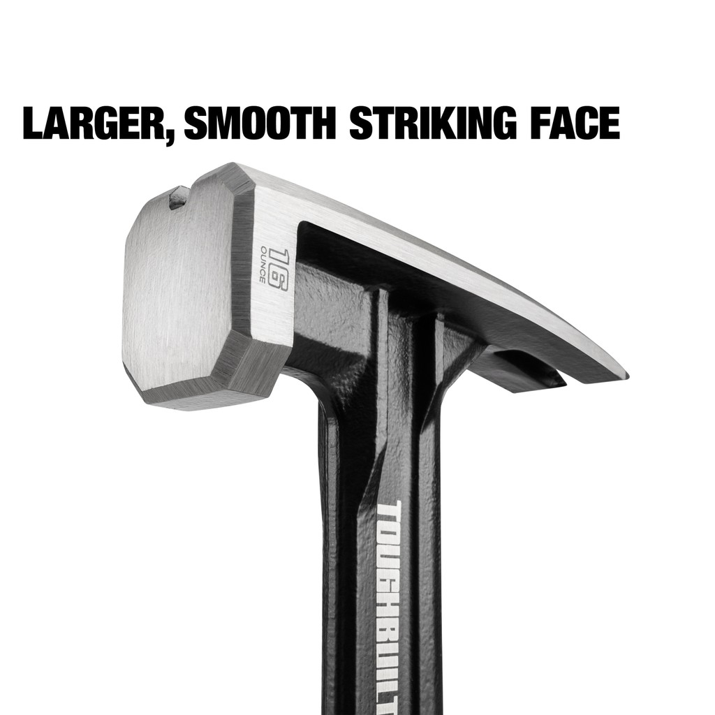 TOUGHBUILT TB-H1-1R-S16/TB-H1-1R-S18 16 OZ. 18 OZ. Steel Rip Hammer ...