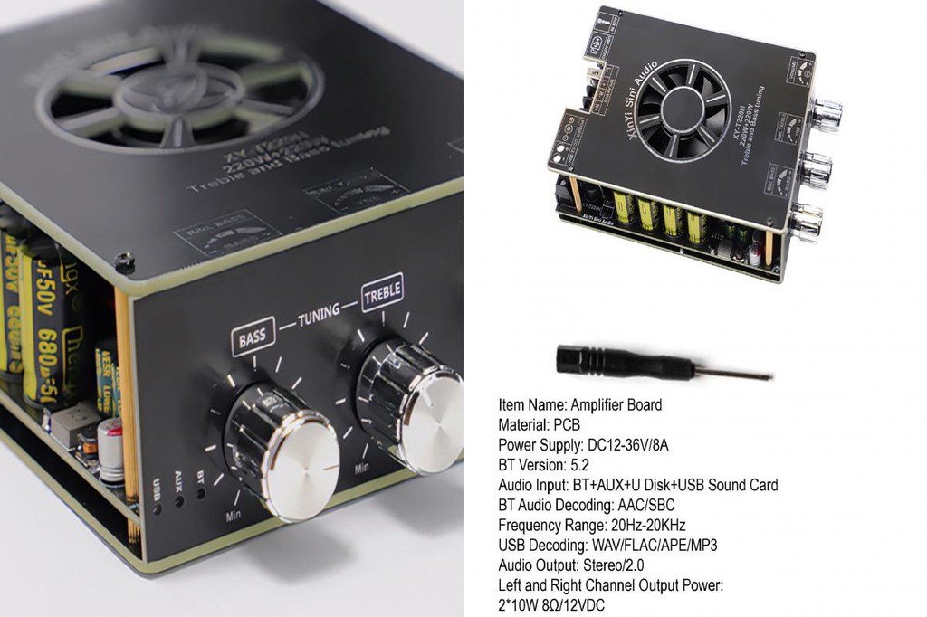 Audio Range Amplifier Module Ultra-low Distortion Amplifier Module High ...