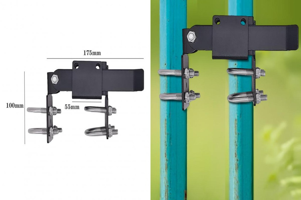 someryer| Adjustable Distance Gate Latch Galvanized Steel Gate Latch ...