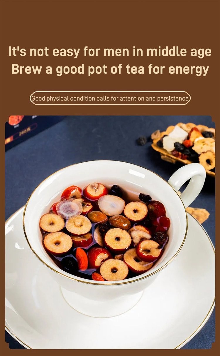 [24H Shipping]Ginseng Ten Treasures Tea Kidney Tea Mulberry Wolfberry ...