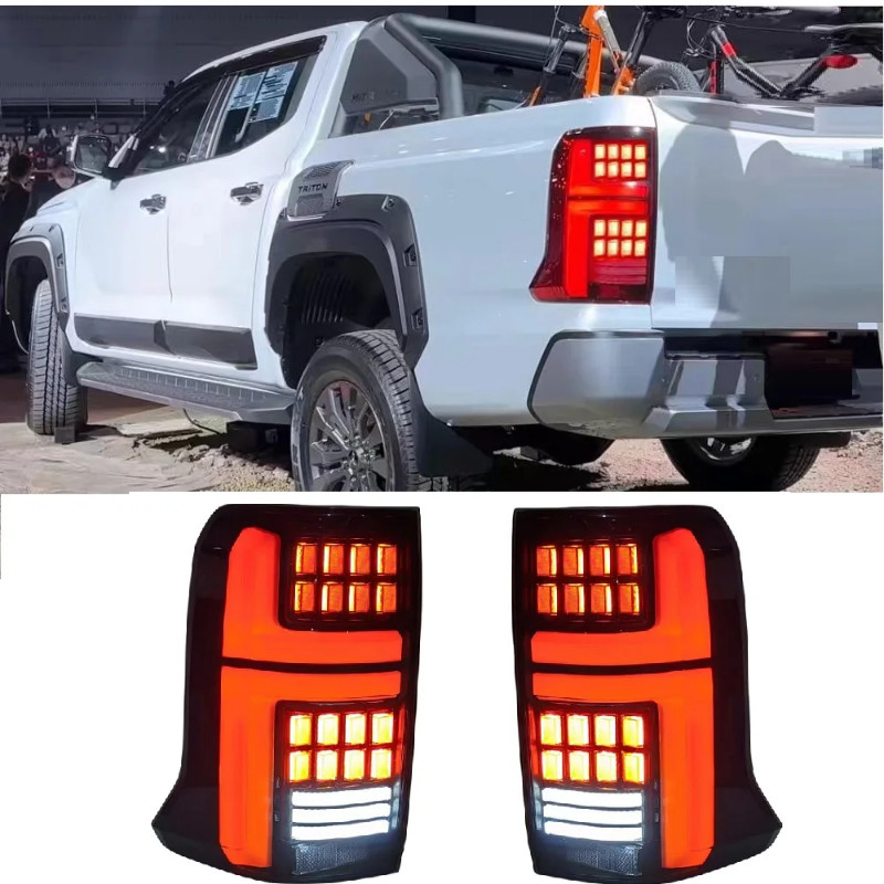 Auto Led Rear Tail Lights For Mitubishi Triton L200 2024 2025 Pickup ...