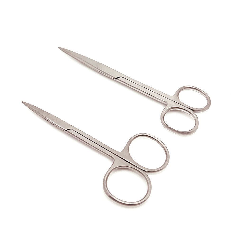 Stainless Steel Dental Surgical Scissors Straight Forceps Medical Tools ...