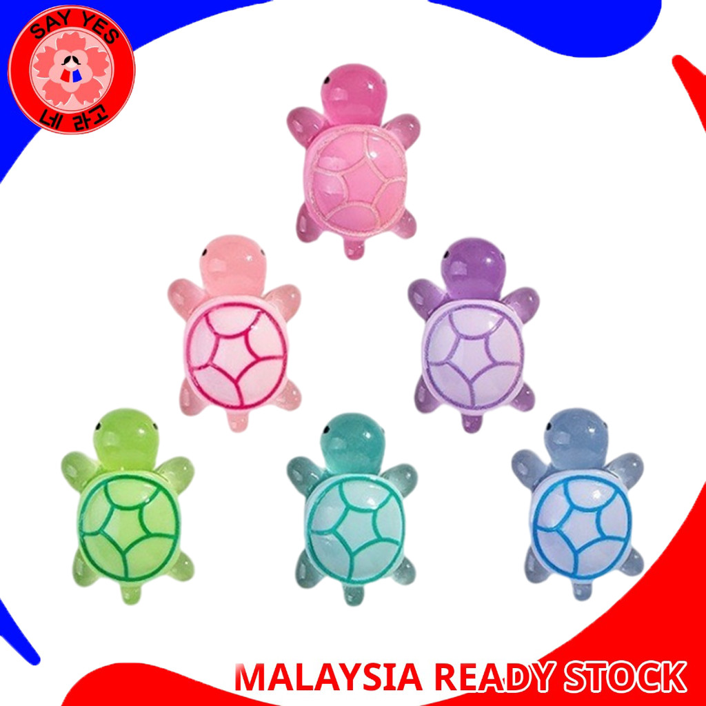 SayYes Turtle Color Luminous Turtle Toy Model Ornaments Doll Sea Turtle ...