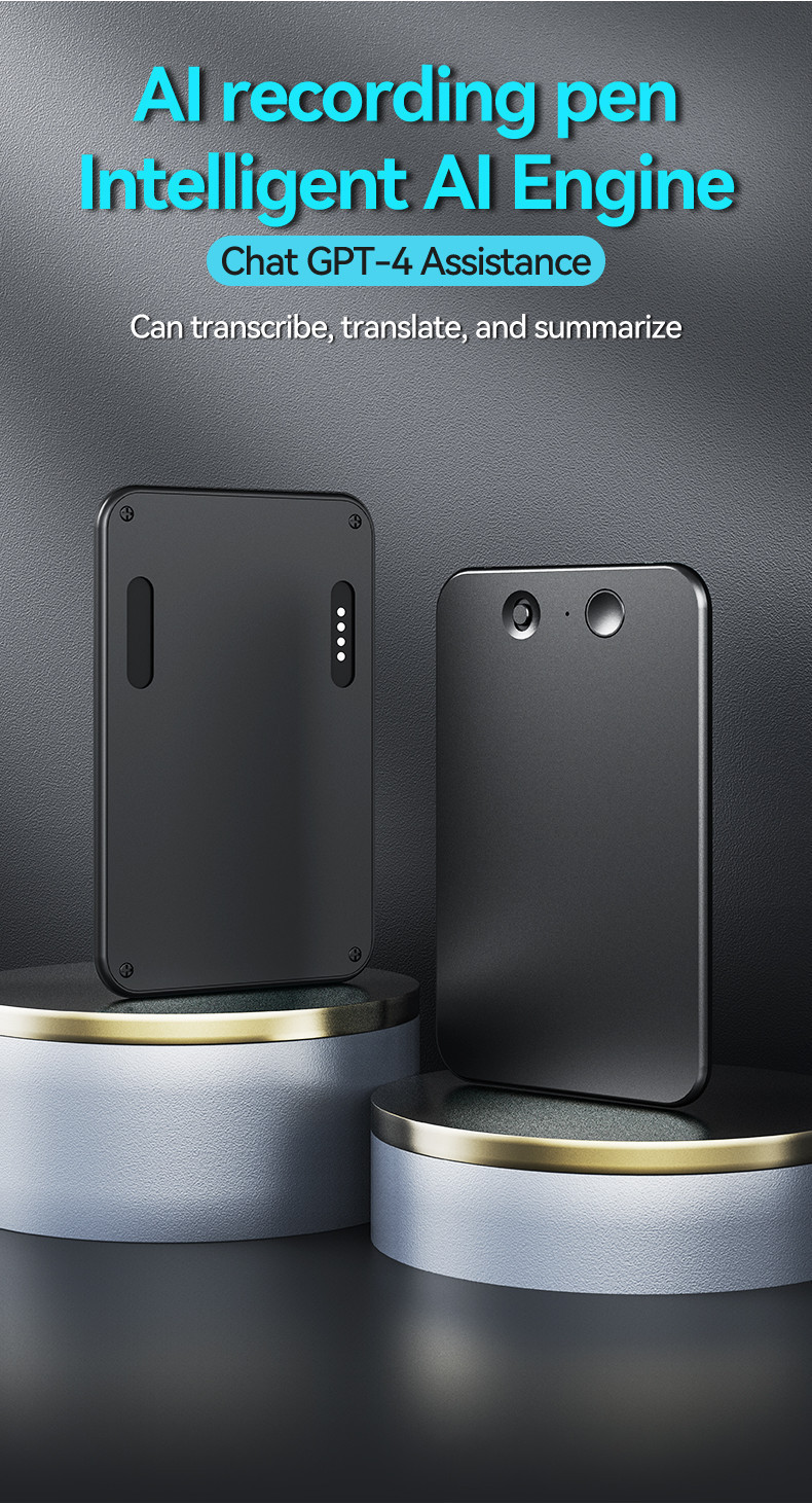 Voice recorder AI intelligent chat GPT-4 translation device ...