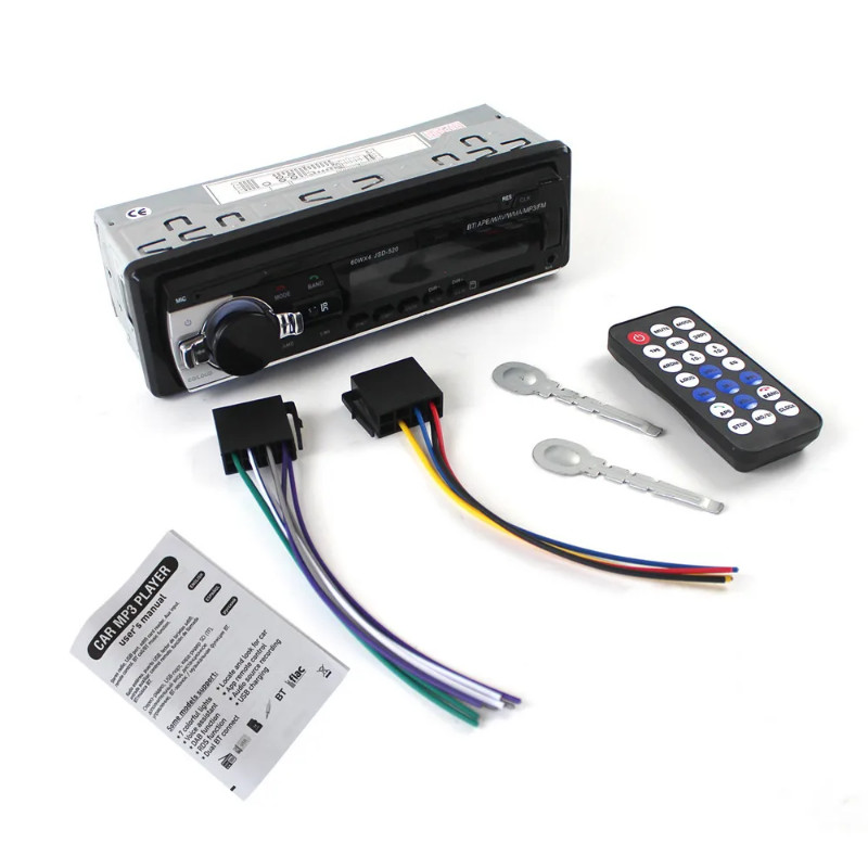 Car Radio Stereo Player Digital Bluetooth MP3 Player JSD-520C 60W FM ...