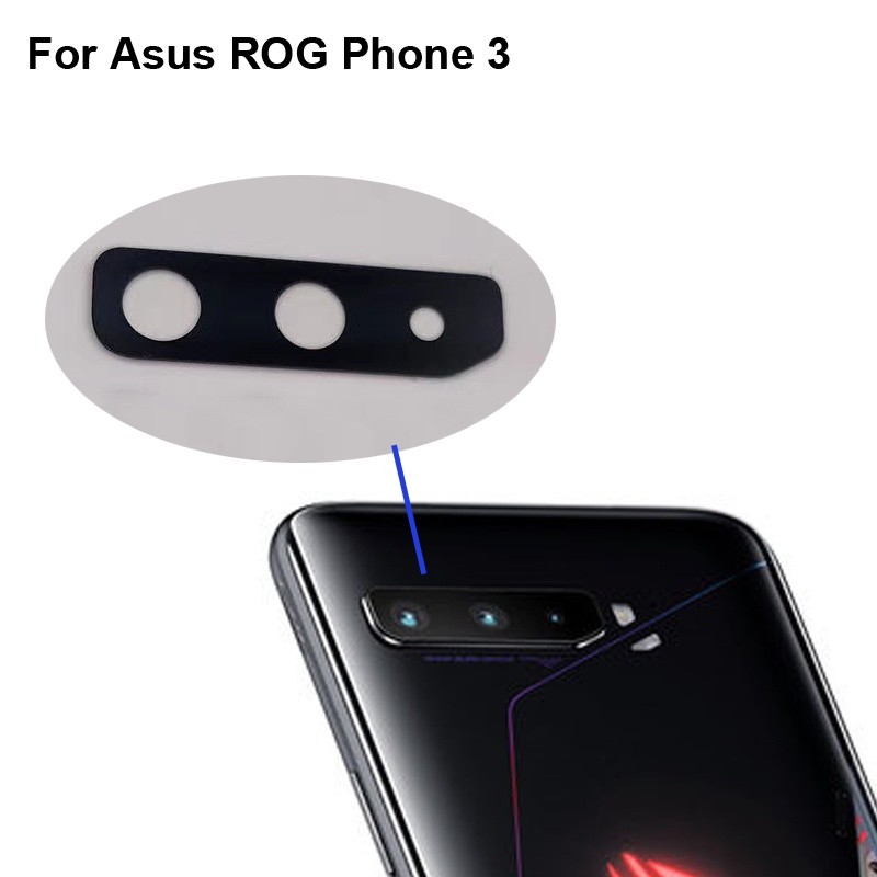 in stock For Asus ROG Phone 3 phone3 Replacement Back Rear Camera Lens ...