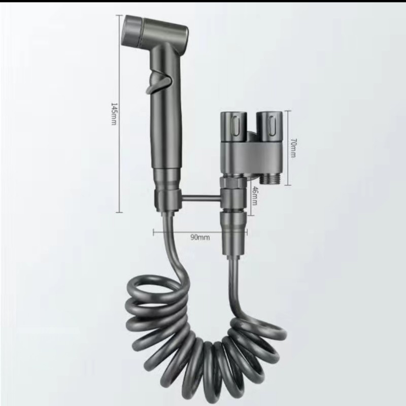 Toilet spray gun High-Pressure Bathroom Toilet Bidet Faucet pipeline ...