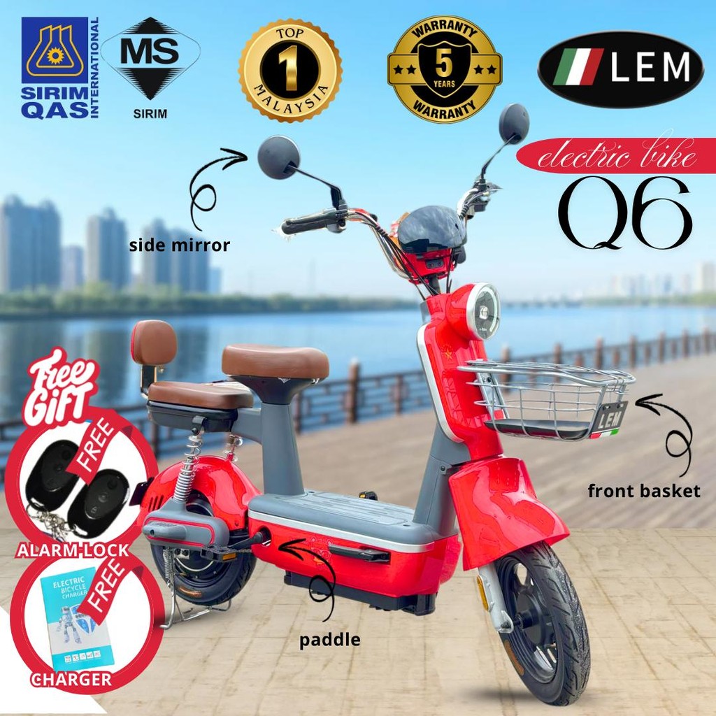 ★LEM★ NEW !!! Q6 (E-BIKE/E-SCOOTER) Electric Bike / Electric Scooter ...