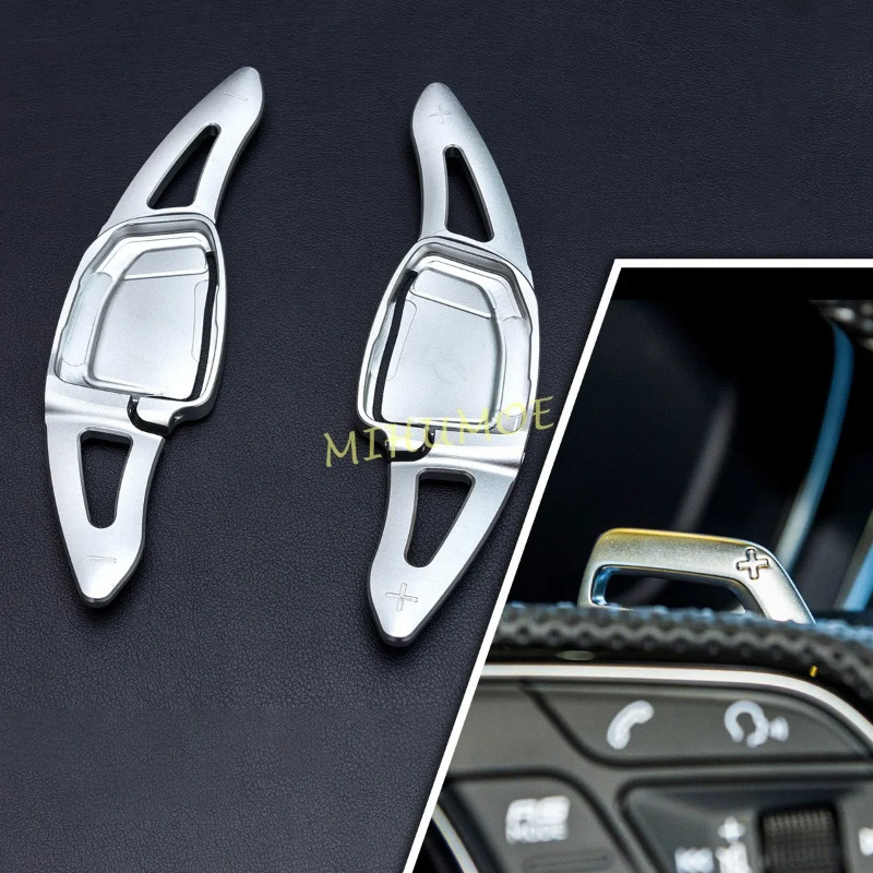 Silver Aluminium Steering Wheel Paddle Shifter Extend Accessories For ...