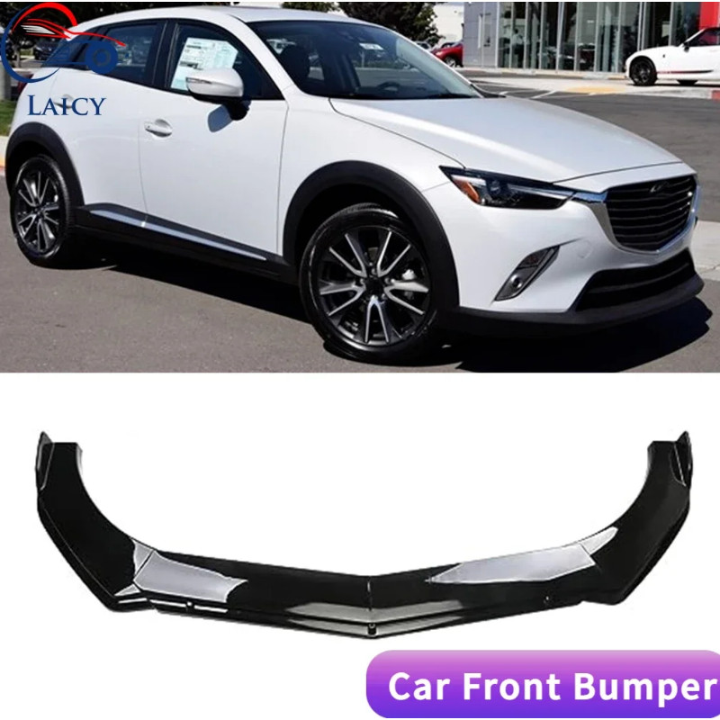 LAICY For Mazda CX-5 CX-3 CX-9 Car Front Bumper Chin Lip Spoilers Body ...