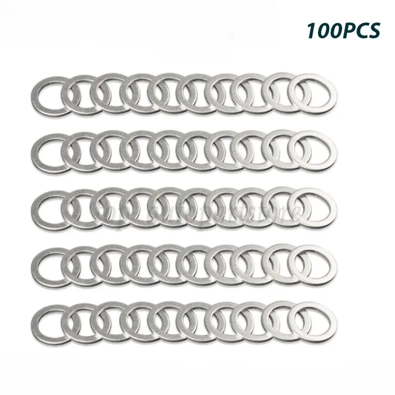 100Pcs 9956-41-400 Oil Drain Plug Crush Washer Gaskets 14x20x1.5mm For ...