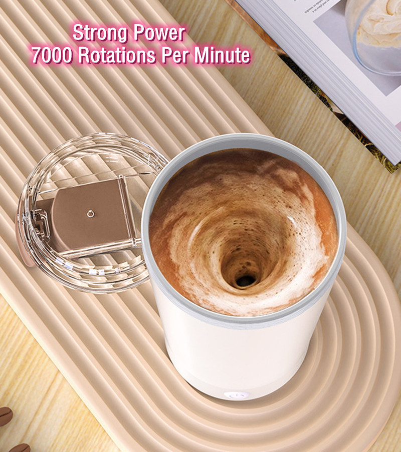 420ml Portable Double Stainless Steel Self Stirring Magnetic Thermal ...