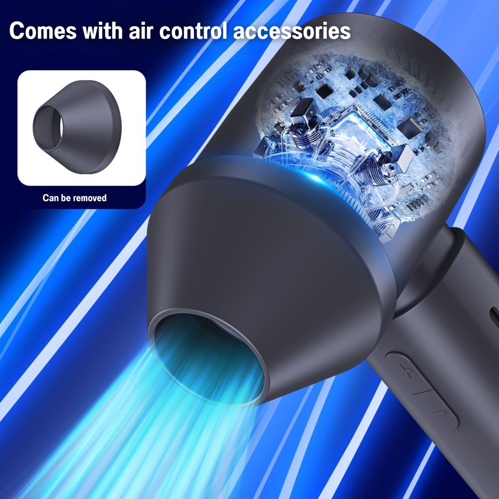 Portable Bladeless Mini Fan 199 Gears Ultra Wind Speed Mini Fan With ...