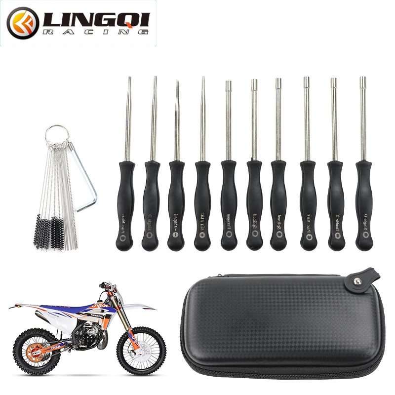 LINGQI RACING Motorcycle 10PCS Carburetor Adjustment Screwdriver Tool ...