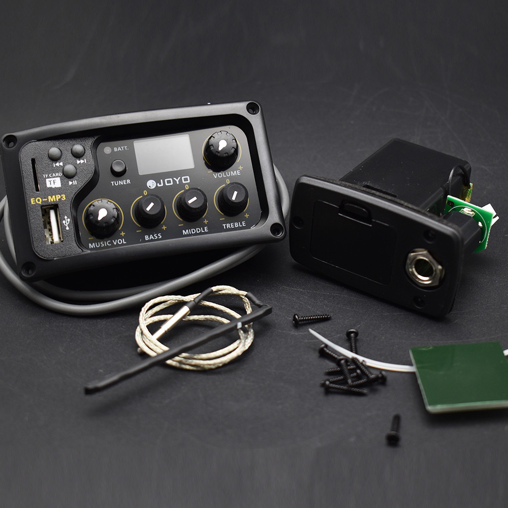 JOYO EQ-MP3 3-Band EQ Equalizer System Acoustic Guitar Preamp EQ ...