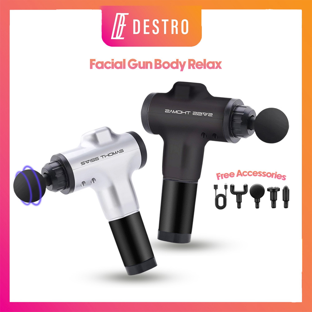 Destro Heavy Duty Massage Gun Massage Machine Adjustable 6 Speeds Mesin ...