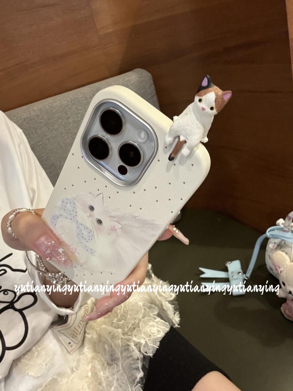 Cartoon 3D DIY Doll Cat Case for Redmi 13C 13 14C A3 9T 12C A2 10C 12 ...