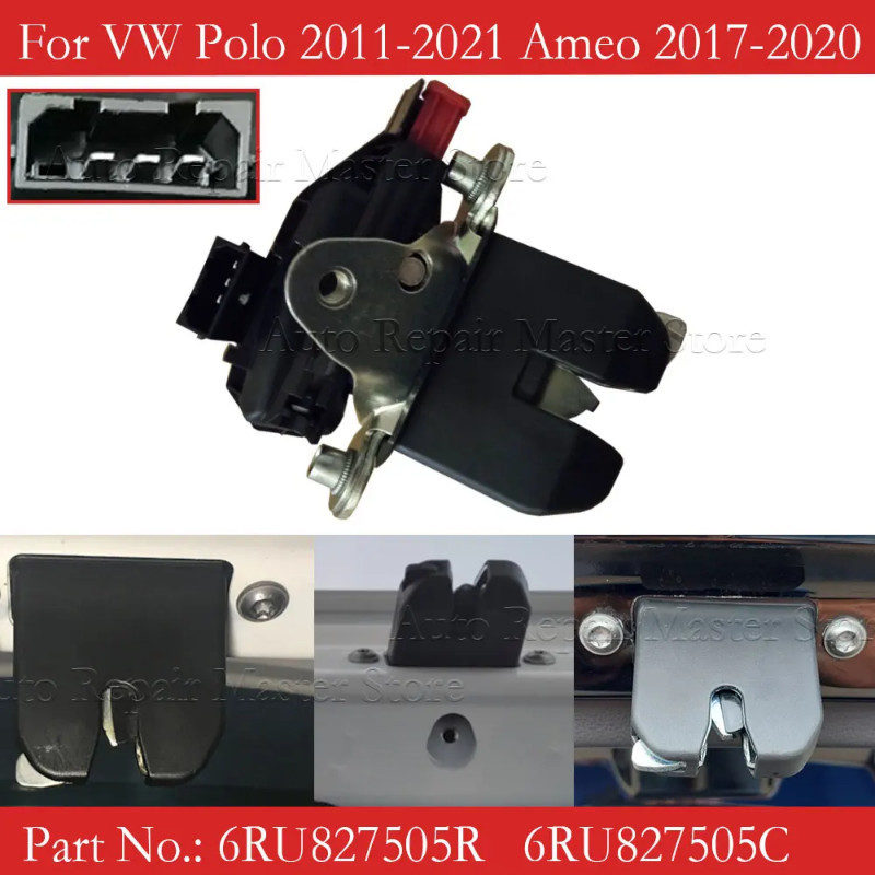 For VW Polo 2011-2021 For Ameo 2017-2020 6RU827505C Rear Trunk Boot Lid ...