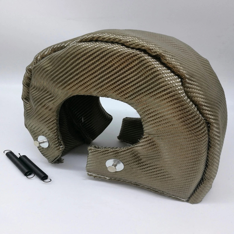 T3 T4 T6 Turbocharger Cover Wrap with Locking Springs Turbo Blanket ...