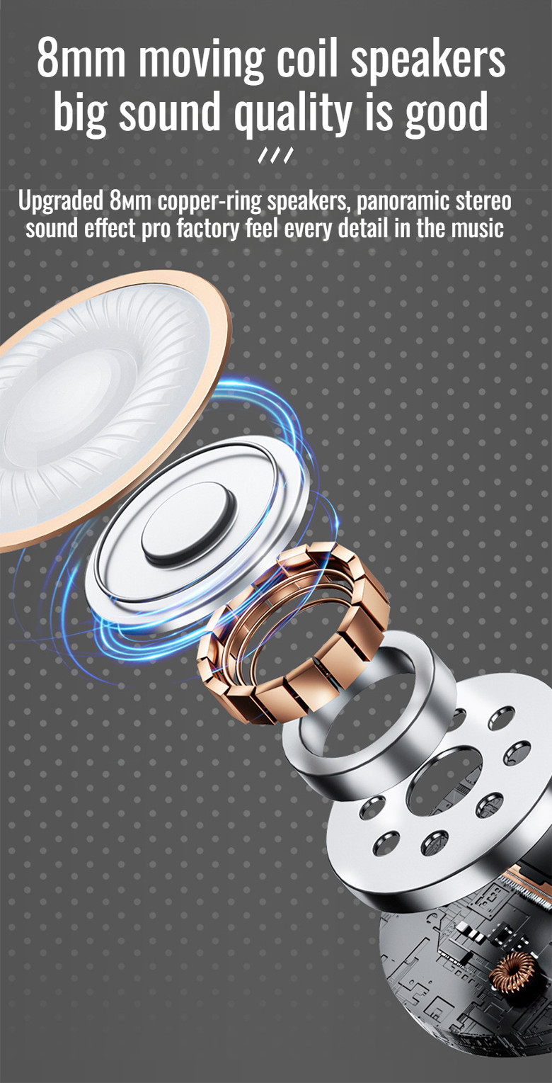 Mech cool high sound quality bluetooth inear headset long range gaming ...