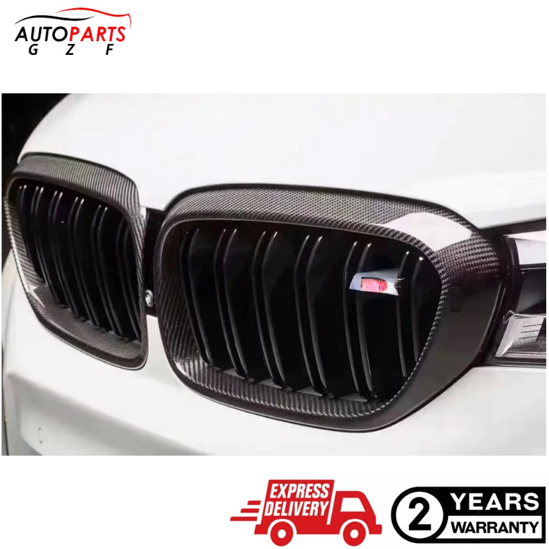 Front Grille Replacement For for BMW 5 Series F90 M5 Real Carbon Fiber ...