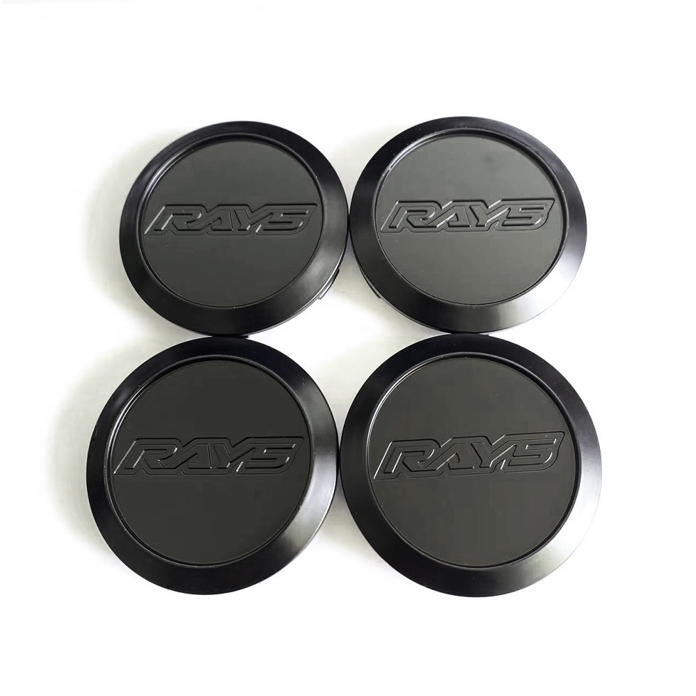 4pcs 64mm RAYS Car Wheel Center Caps Red Logo Fit for Rays Volk Racing ...