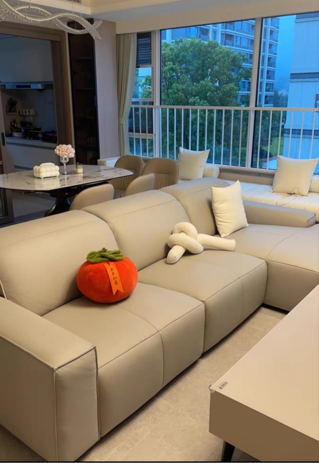 R&C 30cm Soft Persimmon Fruit Plush Toy Stuffed Plushie Peluce Car Seat ...