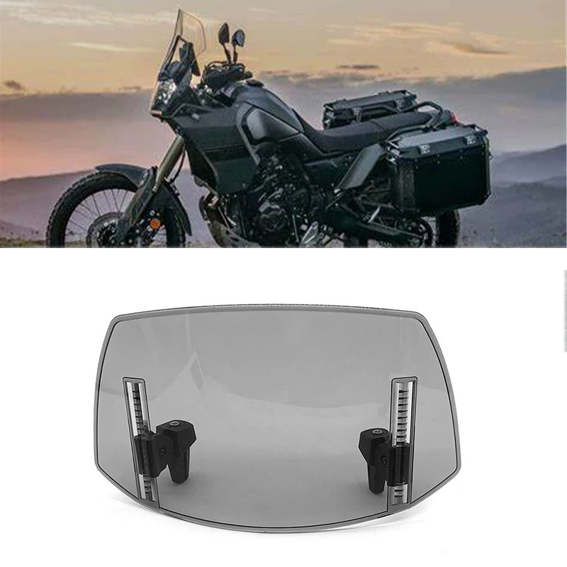 SRT750 Universal Motorcycle Windshield Extension Adjustable Spoiler ...