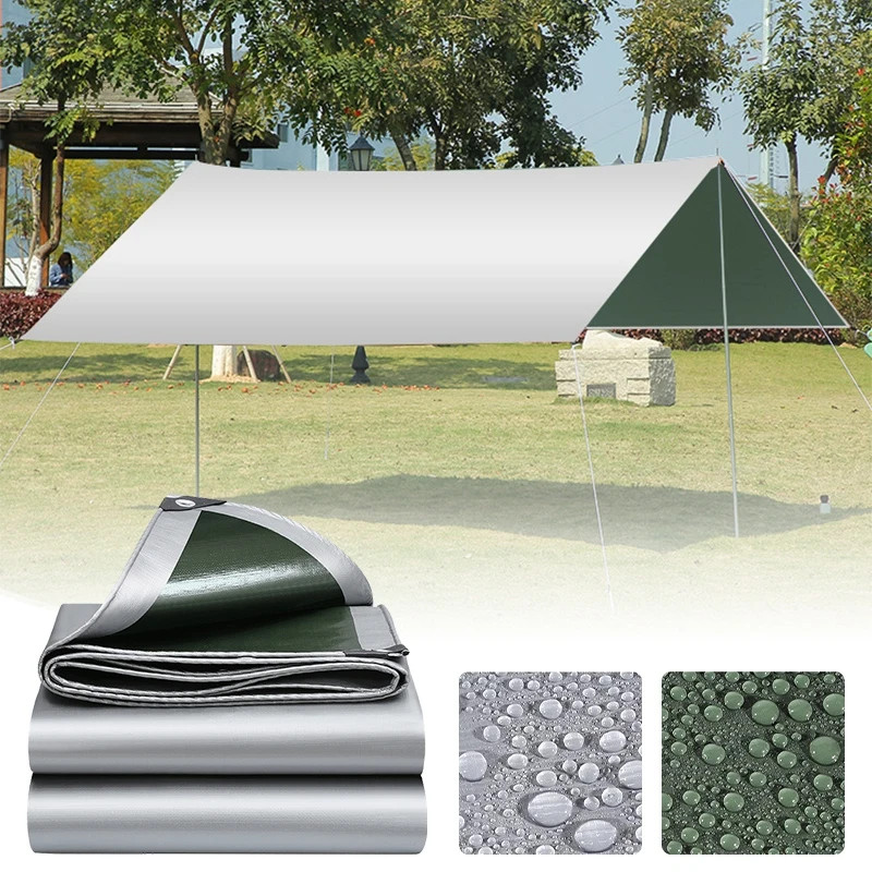 PE Tarpaulin Waterproof Outdoor Canopy Rainproof Cloth Truck Tarp ...