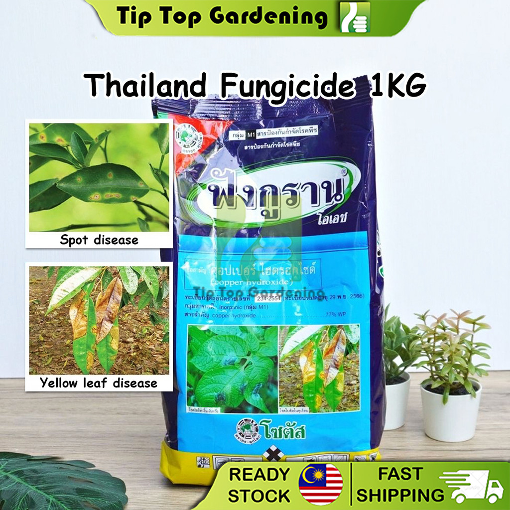 Thailand Fungicide Funguran Siam 1kg Copper Hydroxide Racun Kulat ...