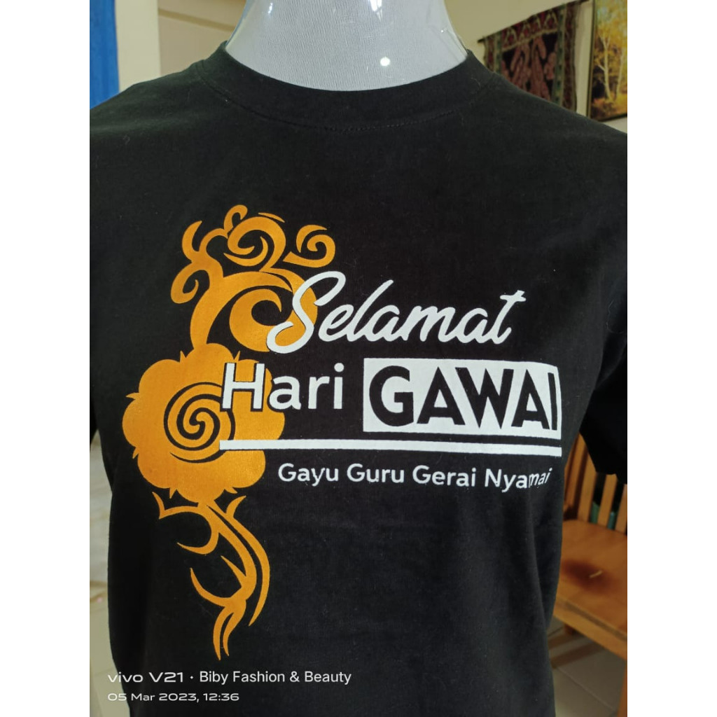 Baju Gawai / T-Shirt Gawai Dewasa / Baju Gawai / Selamat Hari Gawai Bungai Terung | Shopee Malaysia