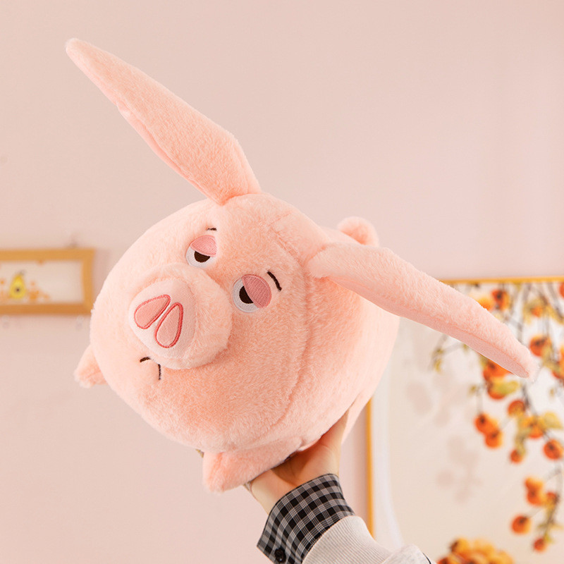 Pig Flying Plush Toy Long Eared Soft Stuffed Animal For Kids Room Decor ...