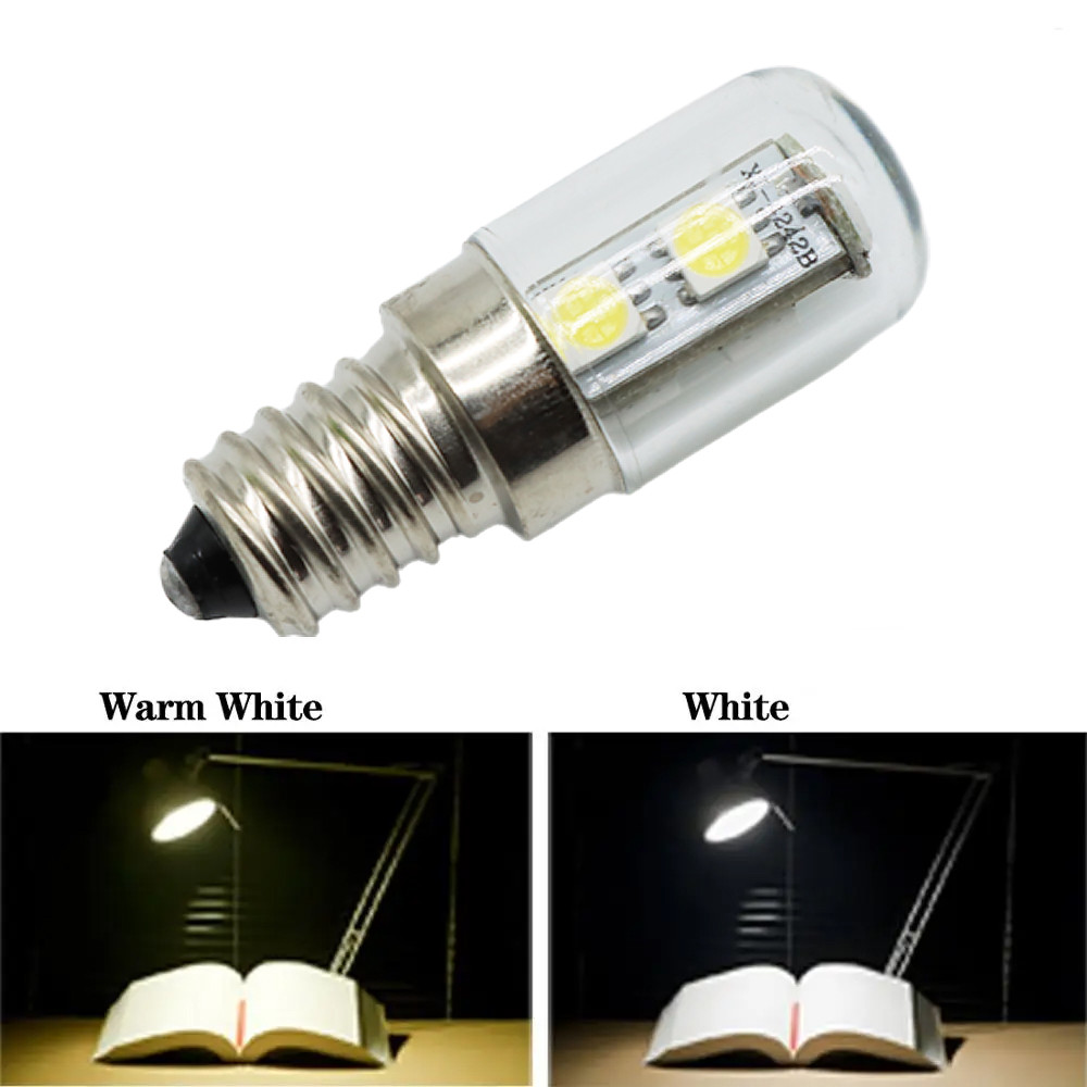 AC 110V 220V Mini E12 E14 E17 LED Refrigerator Lights Bulb SMD5050 1W Fridge Microwave Ovens ...