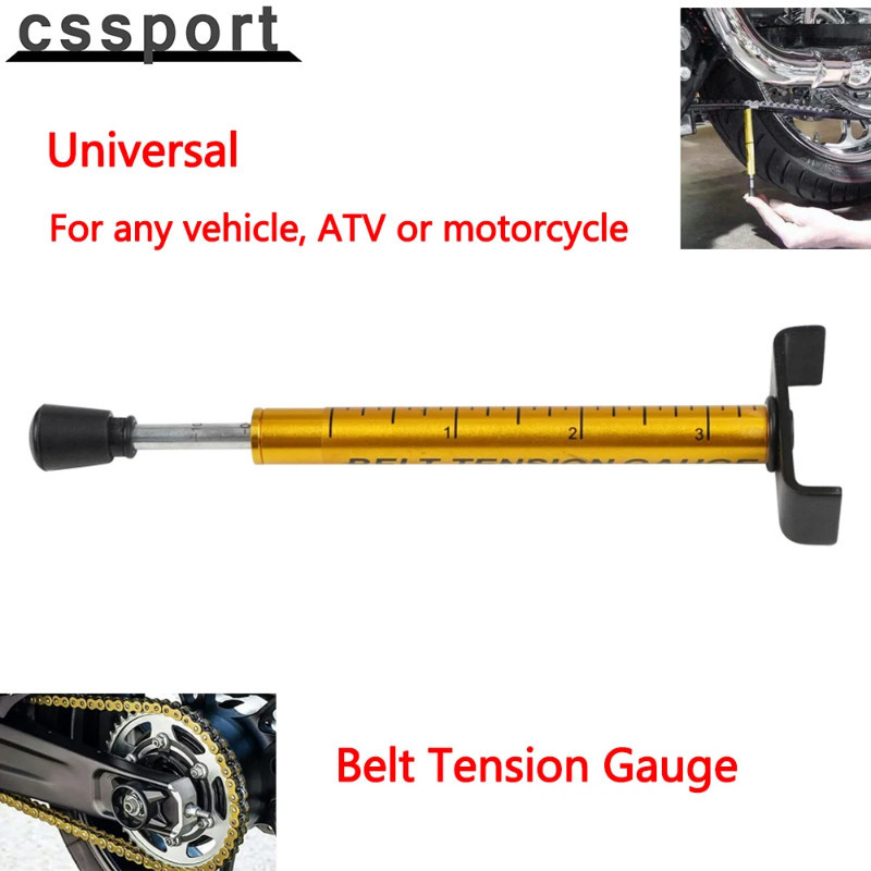 Universal 10 Lb Belt Tension In Gauge Metal Motorcycle Belt Tension ...