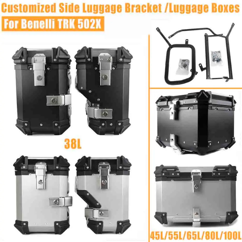 Customized For Benelli TRK 502X TRK502X Motorcycle Trunk Side Panniers ...