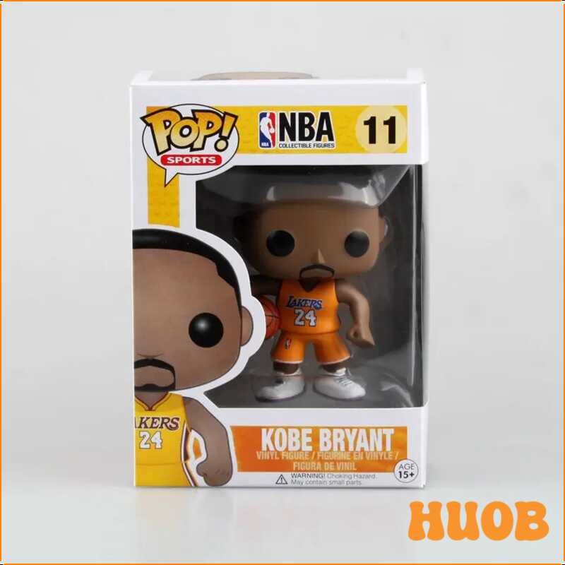 FUNKO [Huob] POP Basketball Star Black Mamba Kobe BRYANT Action Figures ...