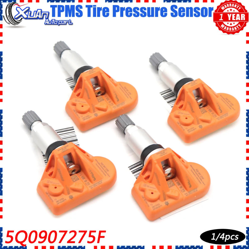 Car TPMS Tire Pressure Sensor Monitoring System 5Q0907275F For Audi Q7 ...