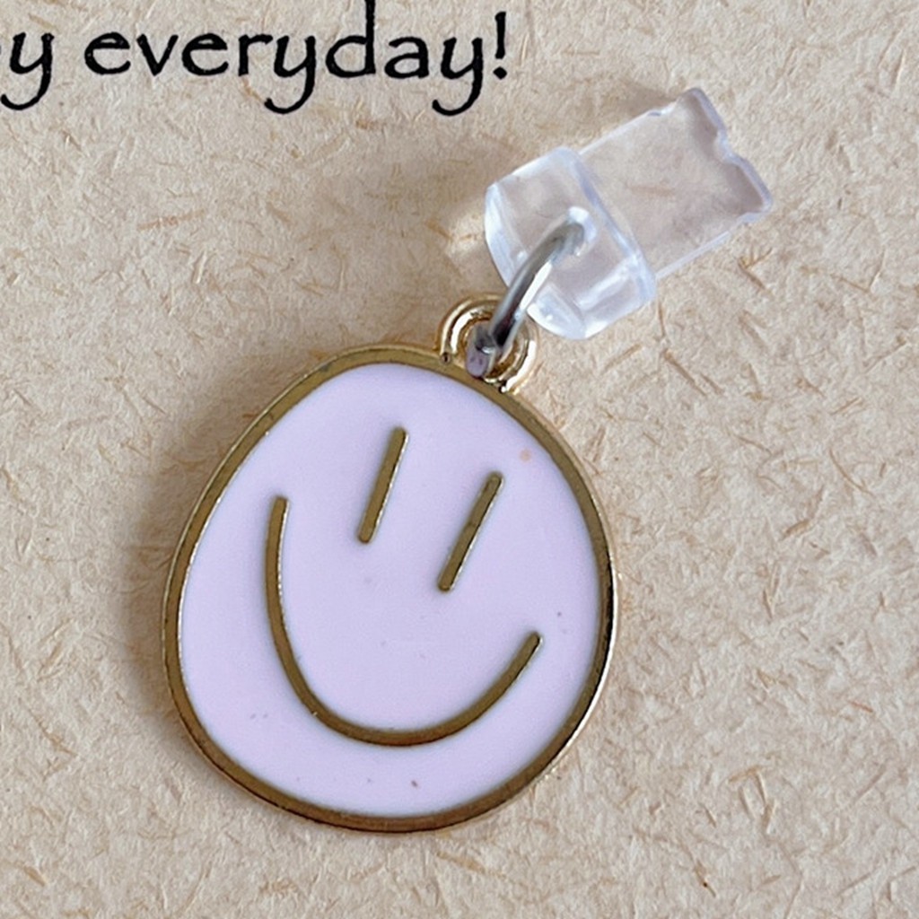 Dust Plug for iPhone Mobile Phone Earphone Type-C Android Cartoon Smile ...