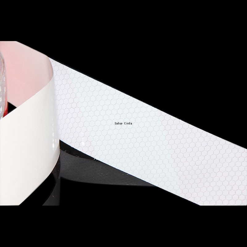 5cm*3M Grid Reflective Car Stickers Waterproof Adhesive High Visibility ...