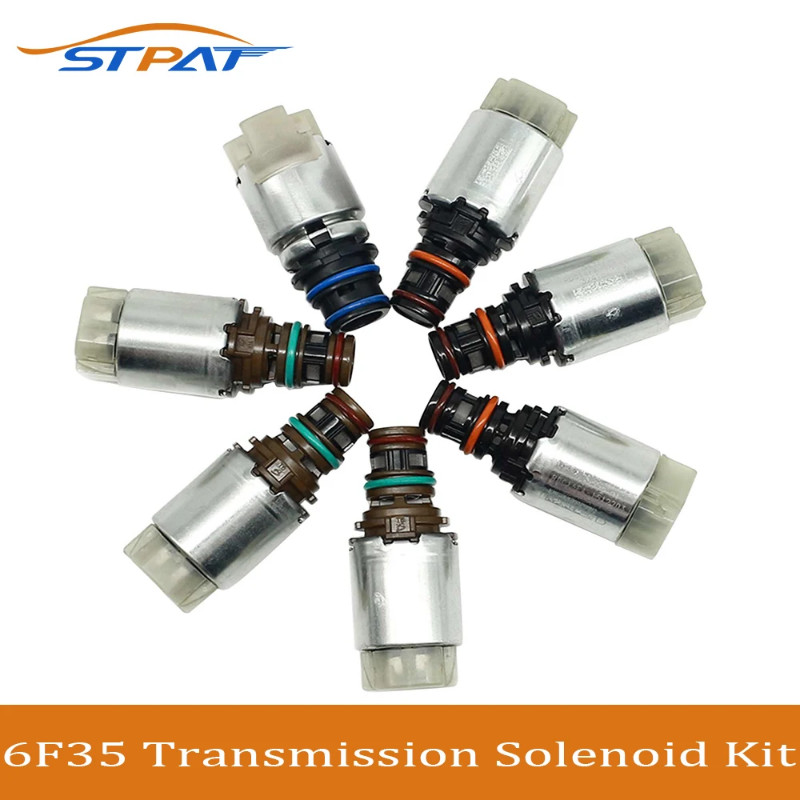 STPAT 7PCS/Set 6F35 6F15 Transmission Solenoid Kit for Ford Escape ...