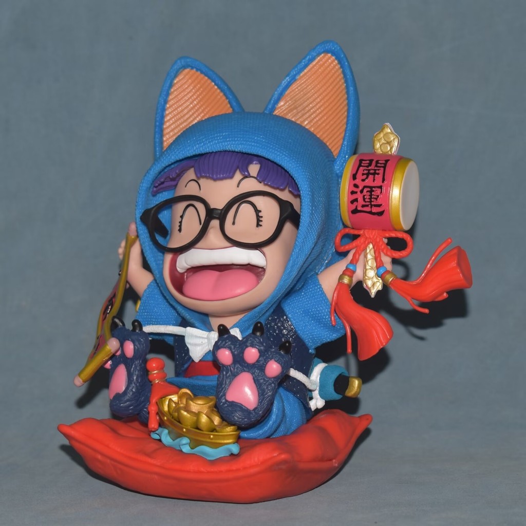 Anime Adorable Arale And Yamcha Puar Pvc Figure Model Collectible 17cm ...