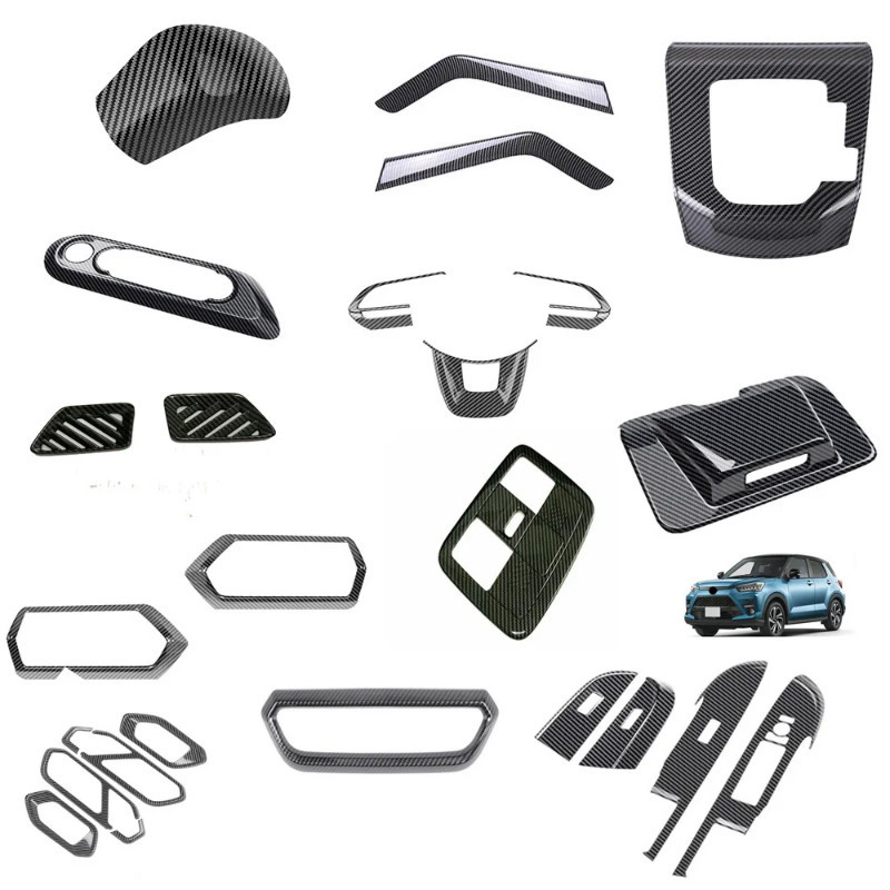 RHD For Toyota Raize A200 2020 2021 2022 Carbon Center Console Gear ...
