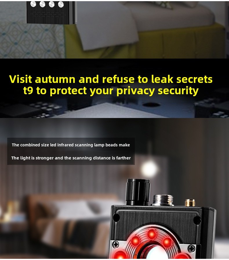 K68 Hidden Camera Spy Wireless Signal Detector Anti-spy Wireless Camera ...