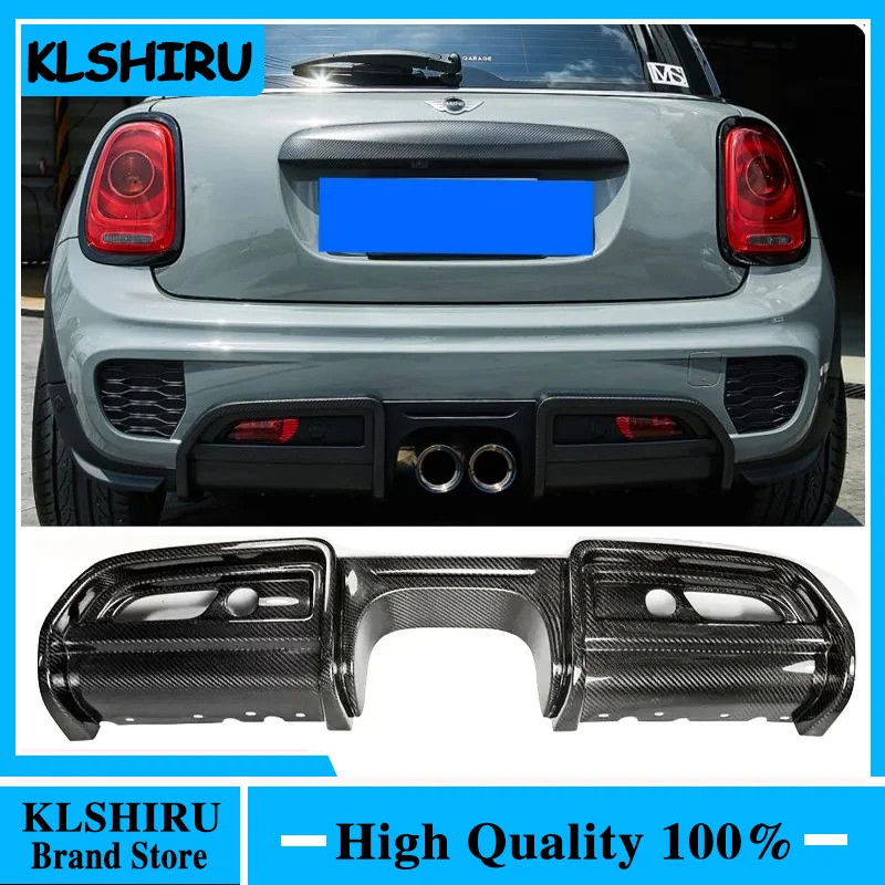 For JCW Rear Bumper Diffuser For Mini F56 JCW Style 2015-2022 Carbon ...