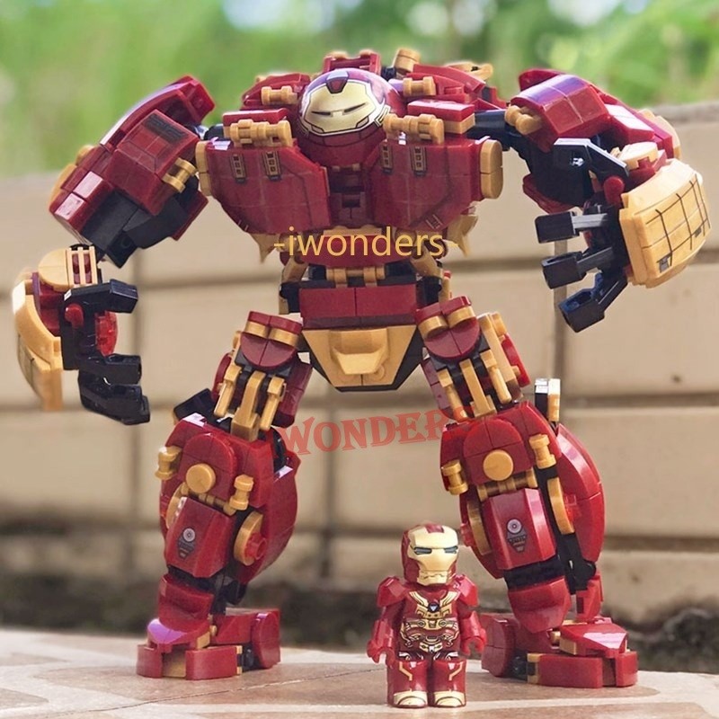 2024 Super hero Mech Series Red War Machine Buster Hulkbuster Armor ...