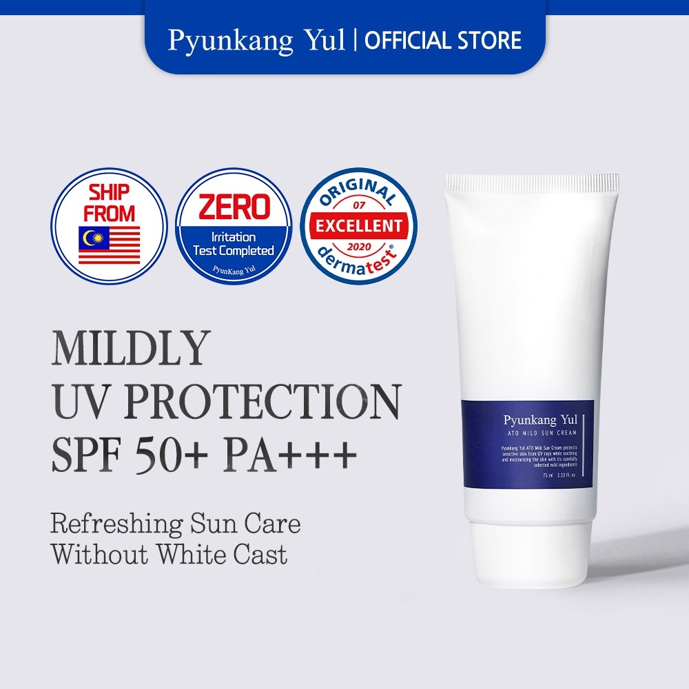 in stock [Pyunkang Yul Official] Pyunkang Yul ATO Mild Sun Cream SPF50 ...